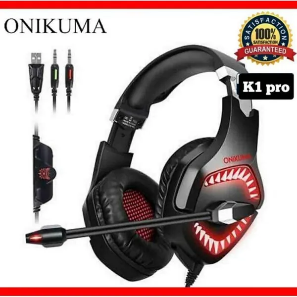 ONIKUMA K1 Pro Stereo PC Gaming Headset for PS4 NewXbox One with Mic ...