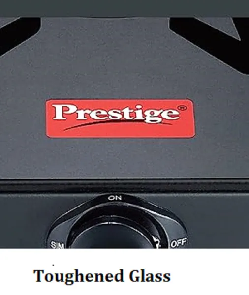 Prestige Marvel plus LPG Gas Stove, 3 Burner, Black, Glass, Automatic ...