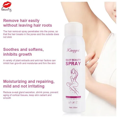 KingYes Painless Bubble Hair Removal Spray Foam - 150 ml | SY Bazzar
