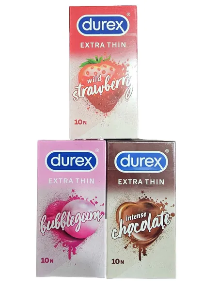 Durex Multi-flavour Condoms Pack Of 3 (30 Condoms) | SY Bazzar