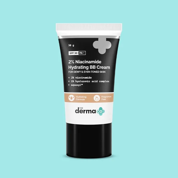 The Derma Co 2% Niacinamide Hydrating BB Cream with SPF 30 PA++ - 30 g ...