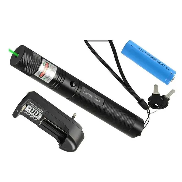 Khopo 10 Mile 532nm Green Laser Pointer Pen PPT Laser Pen Light Adjust ...