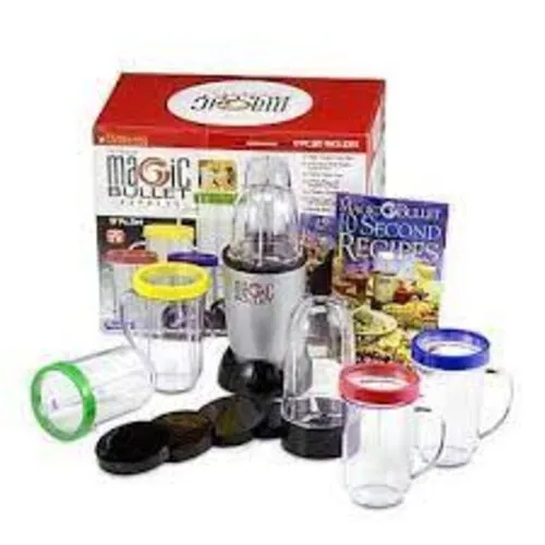 Genuine Magic Bullet Deluxe Blender Mixer, Grinder & Chopper (21 pcs ...