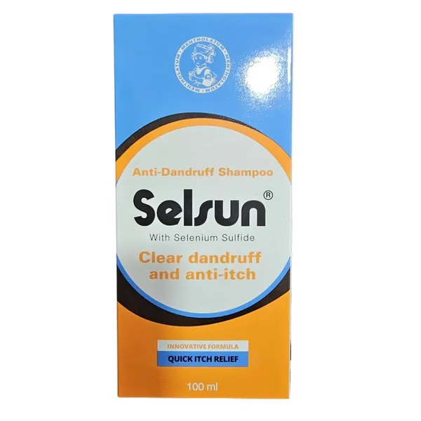 Selsun Anti Dandruff Shampoo 100ml With Selenium Sulfide | SY Bazzar