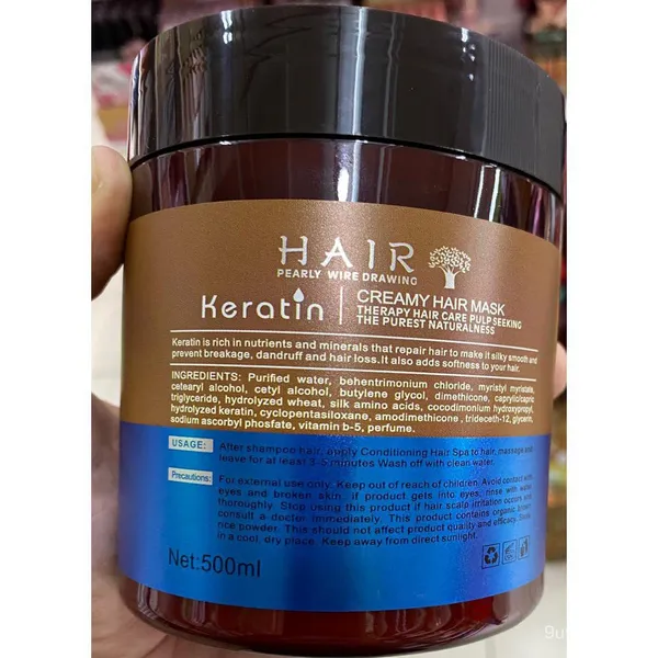 Keratin Moisturizing & Smooth Creamy Hair Mask (Without box) Original ...