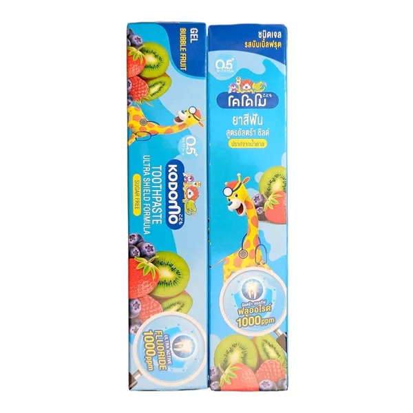 KODOMO Gel Toothpaste for Kids Bubble Fruit (Pack of 2) | SY Bazzar