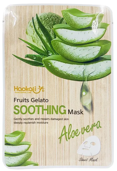 Haokali Fruits Gelato Soothing Mask Aloevera 10pcs | SY Bazzar