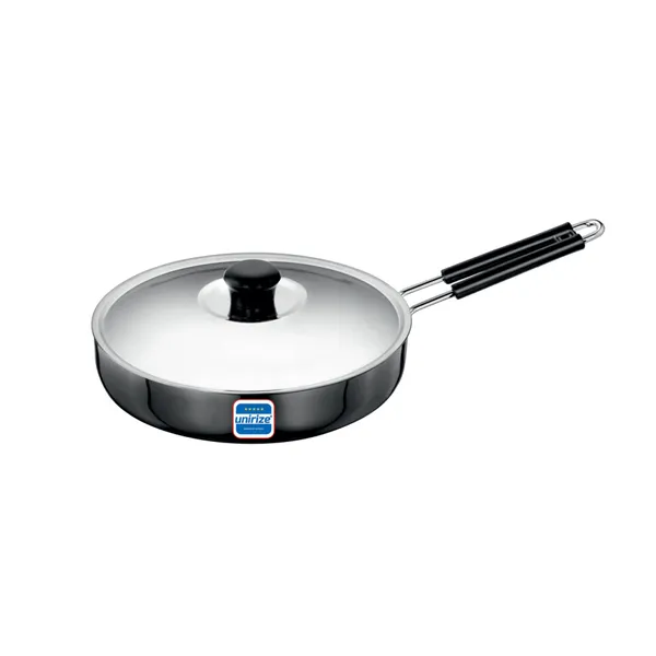 Unirize 21cm Induction Based Black Hard Anodized Fry Pan | SY Bazzar