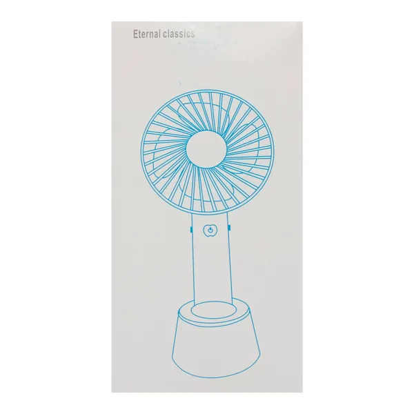 Portable Rechargeable Usb Mini Handy Fan With 3 Speed & Base | SY Bazzar