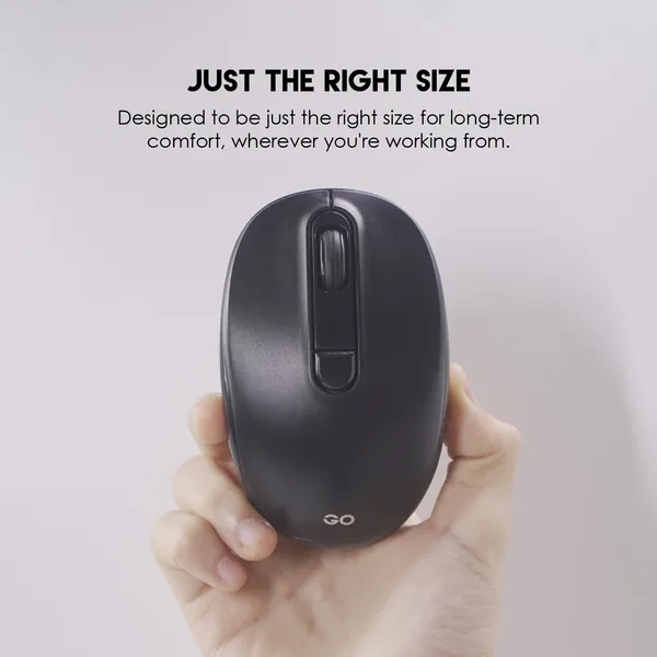 Fantech Go Wireless Mouse W192 Silent Switch Office Mouse - Black | SY ...