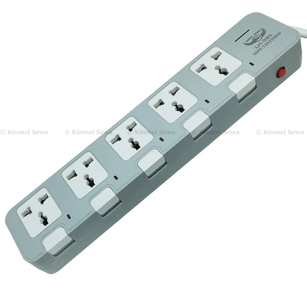 Lucky Hawk (LH-985) Surge protector 100% Copper Accessories 5 Port ...