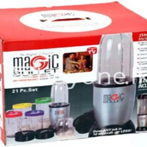 Genuine Magic Bullet Deluxe Blender Mixer, Grinder & Chopper (21 pcs ...