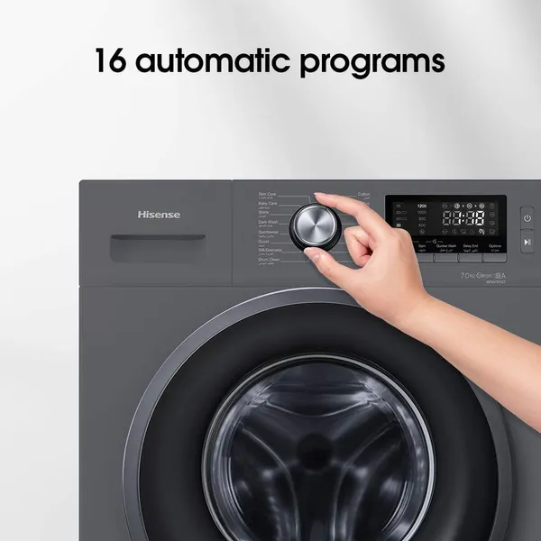 Hisense 9Kg Front Loading Fully Automatic Washing Machine WFQY9014EVJMS ...