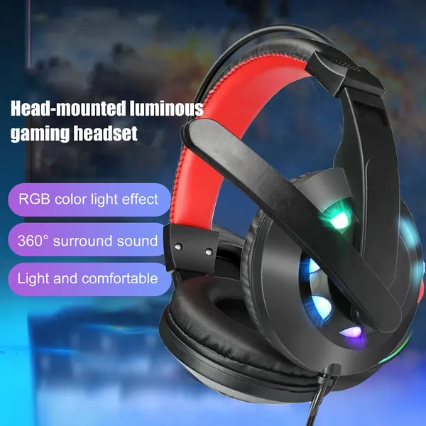 MISDE A65 Gaming Stereo Headphone with Light | SY Bazzar