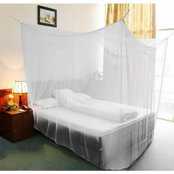Styles Closet Single Bed Square Mosquito Net Four Corner Tie Mosquito ...