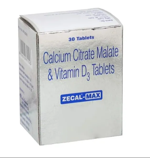ZECAL-MAX Calcium Tab Supplements | SY Bazzar