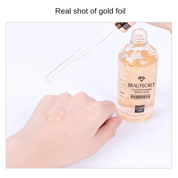 Senana Beautecret Cold Nicotinamide Essence Liquid, 24K Pure Gold Anti ...