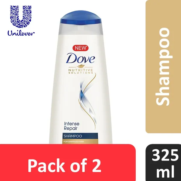 DOVE SHAMPOO INTENSE REPAIR SHAMPOO 325ML-Pack of 2 | SY Bazzar