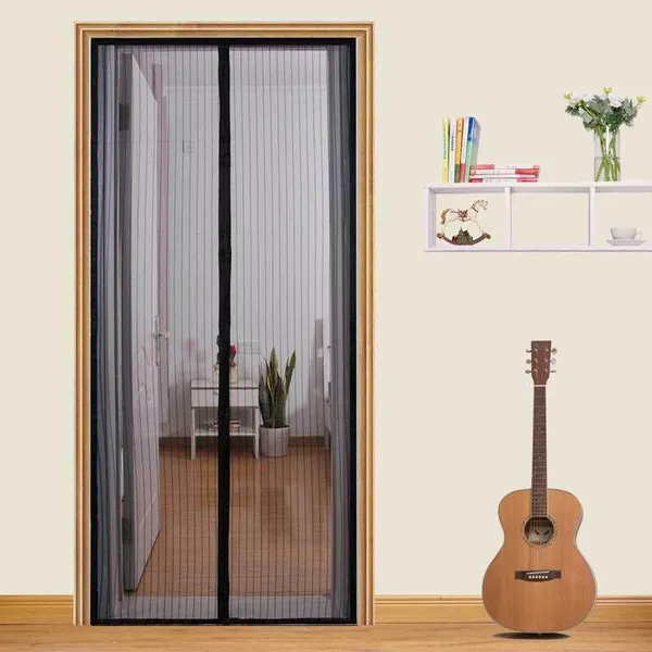 Magnetic Summer Anti Mosquito Door Curtain Mesh Screen Protector (1.8m ...