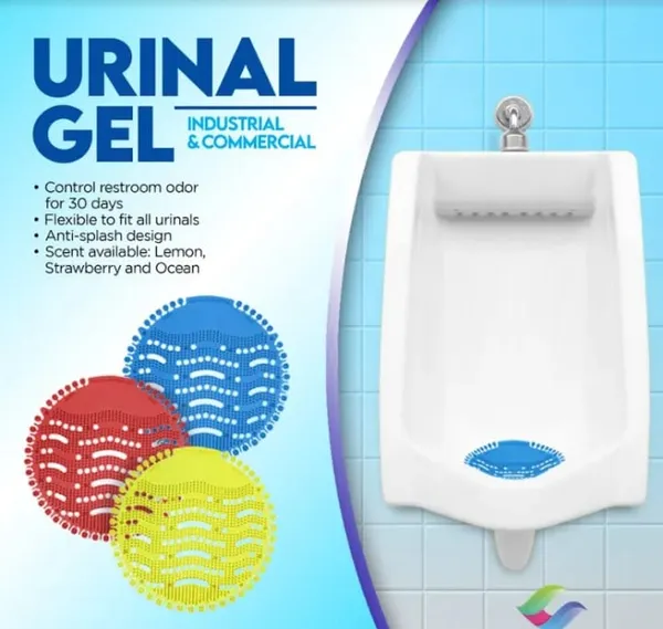 Urinal Screen Gel Wave With Scents Toilet Deodorizer Odor Remover. | SY ...