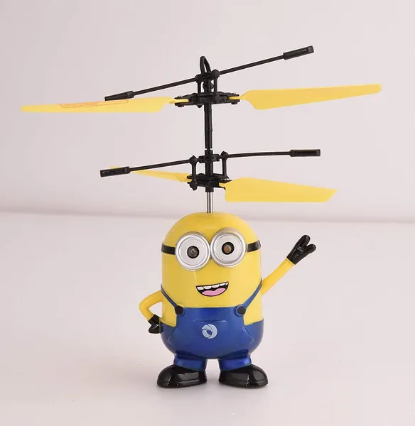 Male Despicable Me Minion Infrared Rc Remote Control Helicopter Flying ...