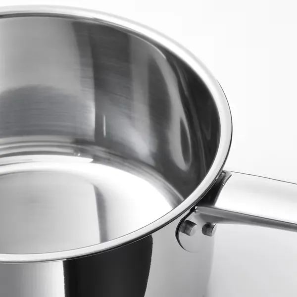 Tulip Try-Ply Steel Cookware 3 Layer Induction Base Saucepan With Lid ...