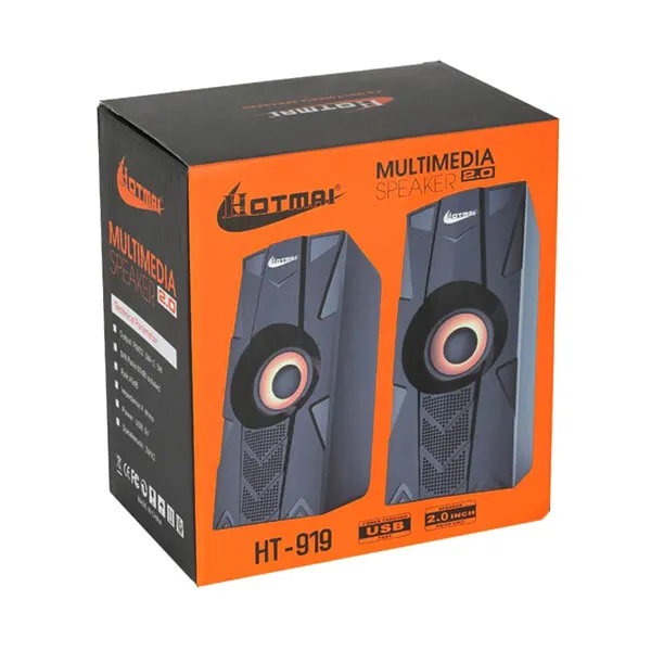 Hotmai Multimedia Speaker HT-919 Laptop Speaker System | SY Bazzar