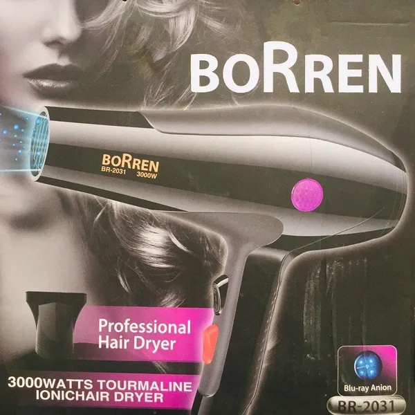 Borren Hair Dryer 3000 watt | SY Bazzar