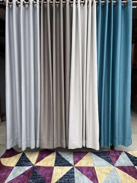 Plain Window Curtain (140x240 CM) - Set of 2 | SY Bazzar