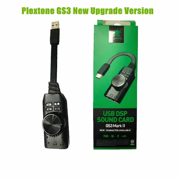 Plextone GS3 Mark II Virtual 7.1 Channel USB Sound Card Adapters | SY ...