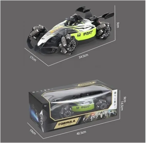 Kids RC F1 Car 2.4G 4CH 6WD Rechargeable Motor Drive Remote Control Car ...