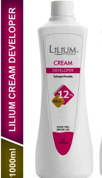 Lilium Hydrogen Peroxide 12% 40 VOL Cream Developer-1000ML | SY Bazzar