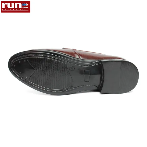 Run Shoes Coffee Color Leather Party Shoe For Men (2258) | SY Bazzar