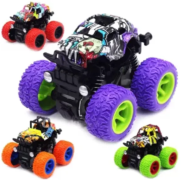Friction Powered Mini Push and Go Car Truck Jam Playset | SY Bazzar