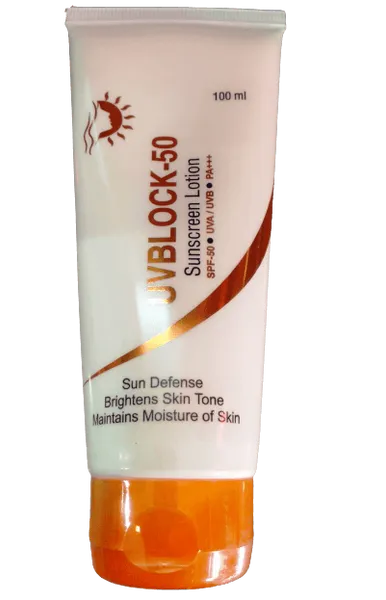 UVBLOCK-50 Sunscreen Lotion SPF 50 PA++ 100ml | SY Bazzar