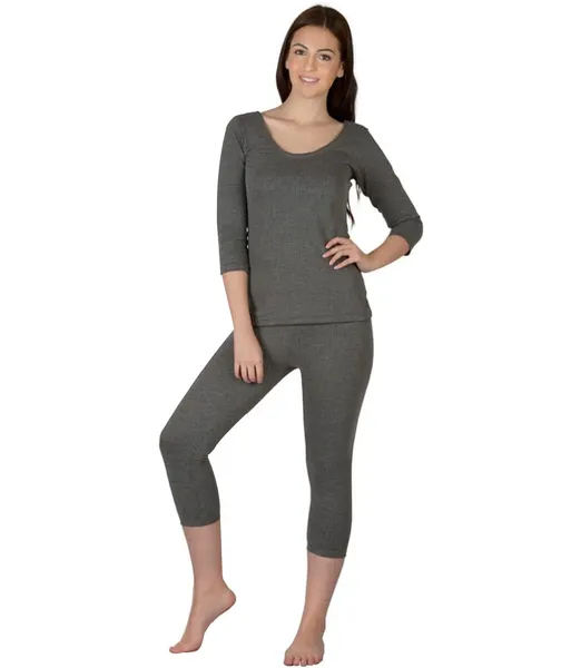 Full Sleeve Round Neck Premium Thermal Set (Thermocoat) - Free Size ...