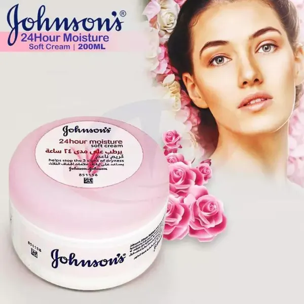 Johnson’S Body Cream 24 Hour Moisture Soft Cream -200Gm | SY Bazzar