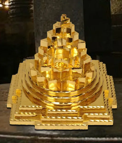 Sumeru Shree Yantra - Brass Shri Meru Chakra Metal Made | SY Bazzar