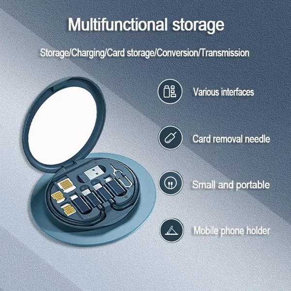 Mini Multi-Functional Fast Charging Data Cable set | SY Bazzar