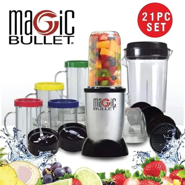 Magic Bullet Deluxe Blender Mixer, Grinder & Chopper (Combo Set) | SY ...