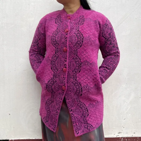 Women's Wool Blend Hair Long Length Sweater (Free Size) | SY Bazzar