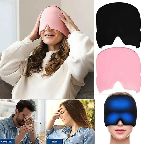 Headache Migraine Relief Cold Compress Hat (Color May Vary) | SY Bazzar