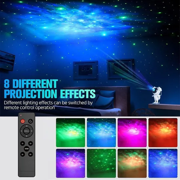 Star Projector Galaxy Light Astronaut Light Projector Astronomer Lamp ...