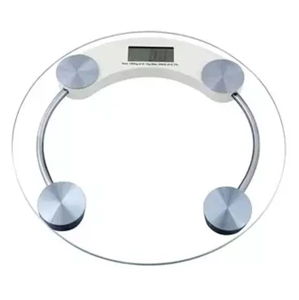 Personal Weight Scale Weighing Machines 8Mm Round Transparent Glass ...