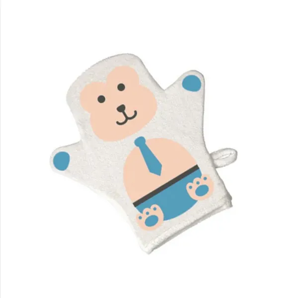 Cute Baby Monkey Design Wash Mitten | SY Bazzar