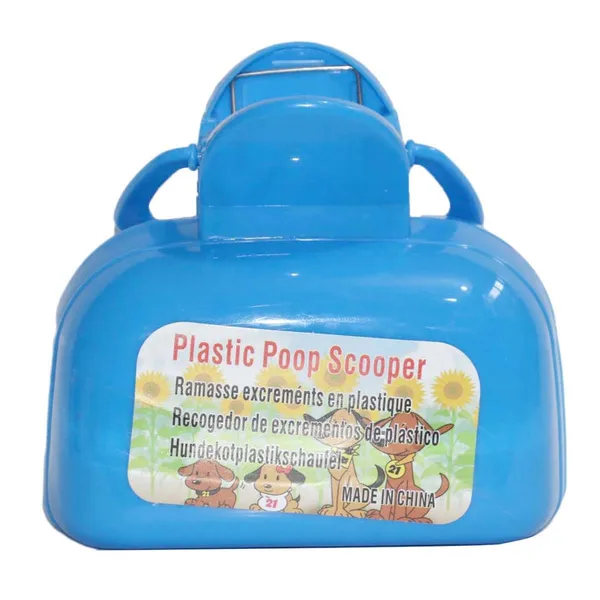 Blue Plastic Poop Scooper | SY Bazzar