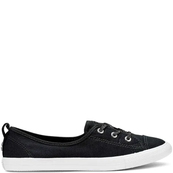 Converse Chuck Taylor All Star Ballet Lace Black Slip on Shoes for ...