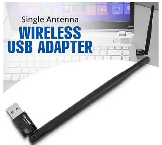 LB-LINK 150Mbps Wireless WiFi Receiver with Antenna for Desktop | SY Bazzar