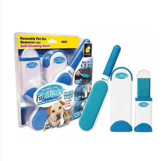 Original HURRICANE Fur Wizard Pet Hair Remover & Lint Remover | SY Bazzar