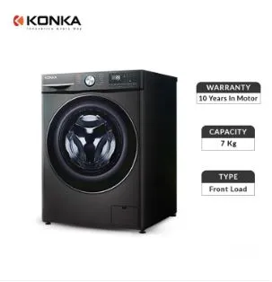 KONKA Washing Machine 7 KG Fully Automatic Front Loading (XQG-12L21 ...
